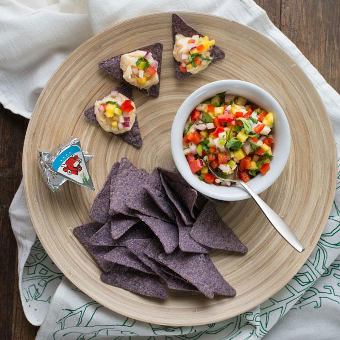 Red, White & Blue Nachos | The Laughing Cow