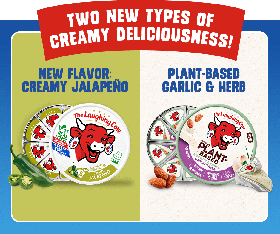 Deliciously Snackable Cheese Wedges | The Laughing Cow